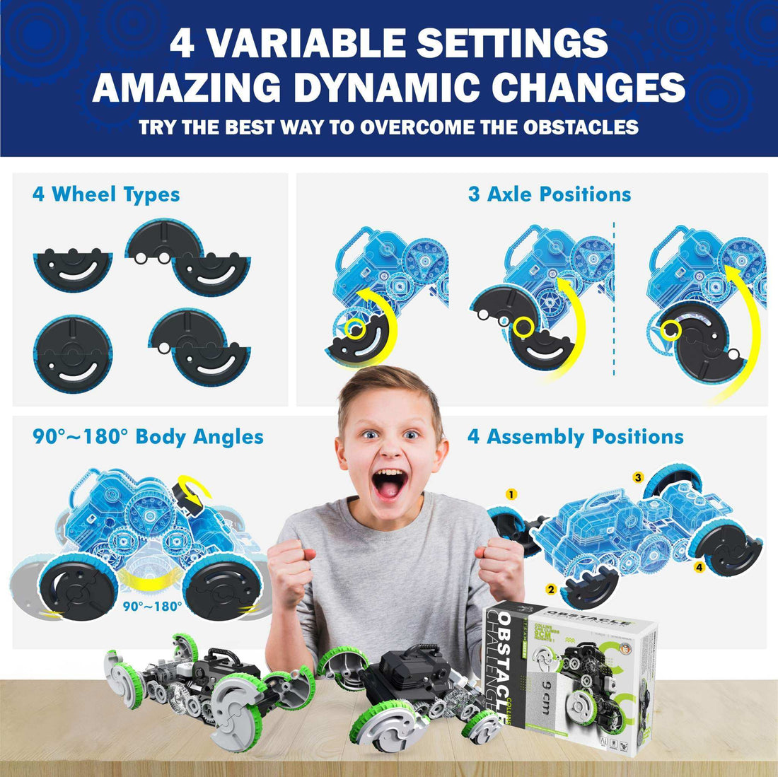 STEM educational toy - Collins Obstacle Challenger